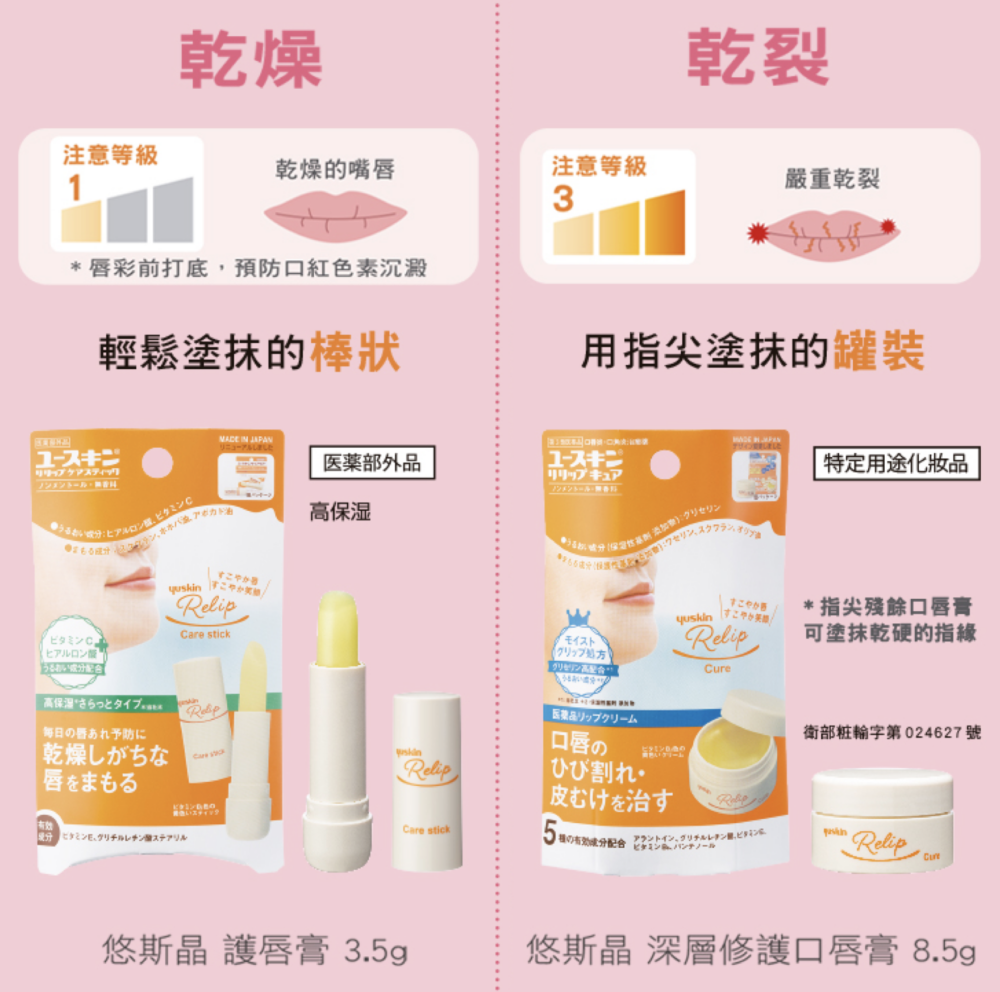 Yuskin 悠斯晶 Relip護唇膏 3.5g | EM EMPIRE | 空中護理站